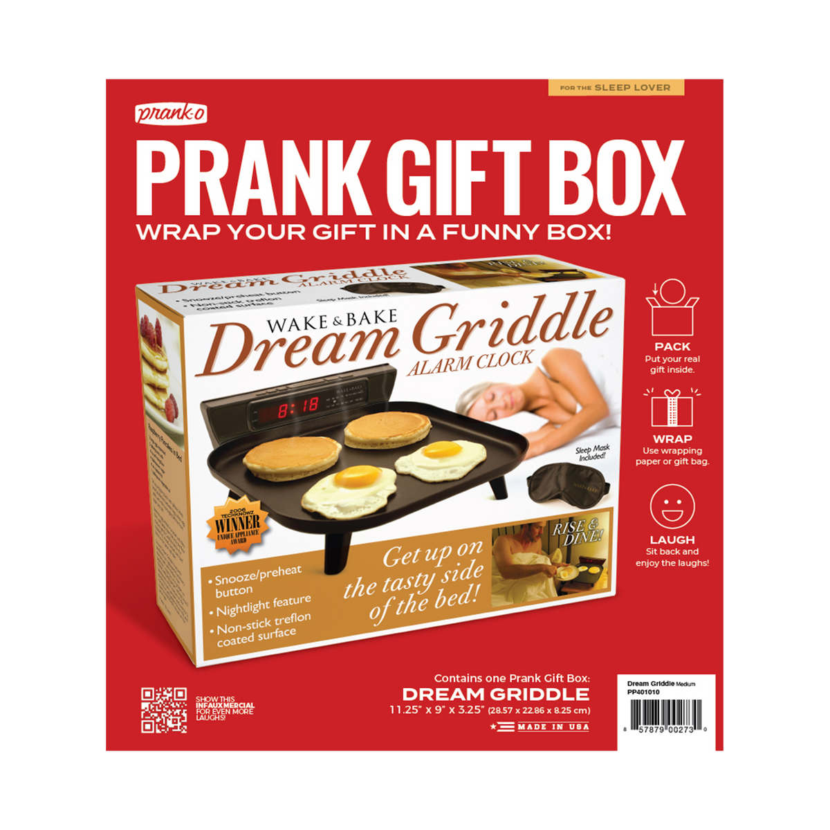 Dream Griddle | Funny Gift Boxes for Parents | Prank-O