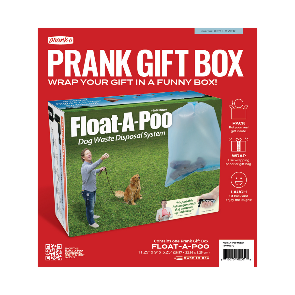 Float-A-Poo Joke Holiday Gift Box | Prank-O Gifts