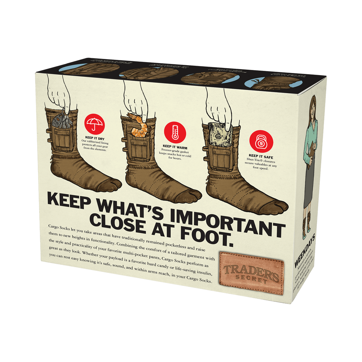 Cargo Socks | Funny Gift Boxes | Prank-O