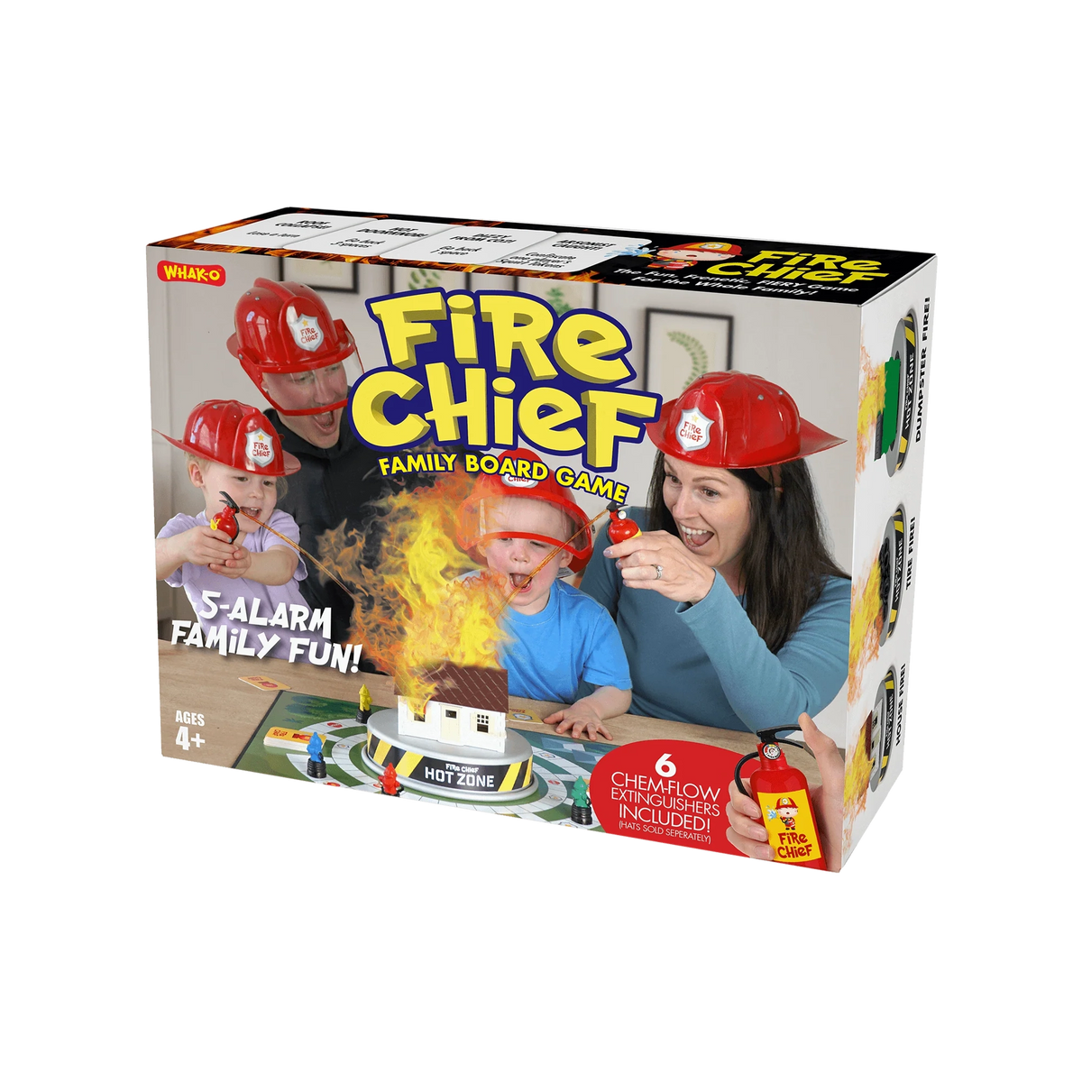 4 Pack Medium Boxes: Cat Hat, Fire Chief, Pet Tail Extensions, Squirre