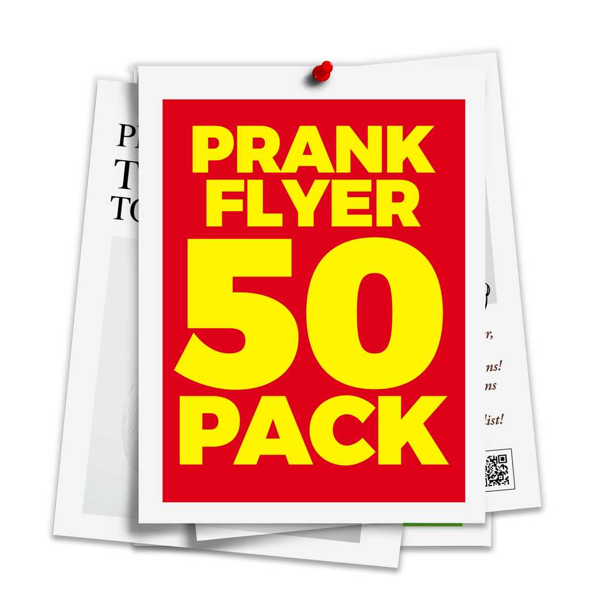 Prank Flyer 50 Pack | Funny Neighborhood Flyer | Prank-O