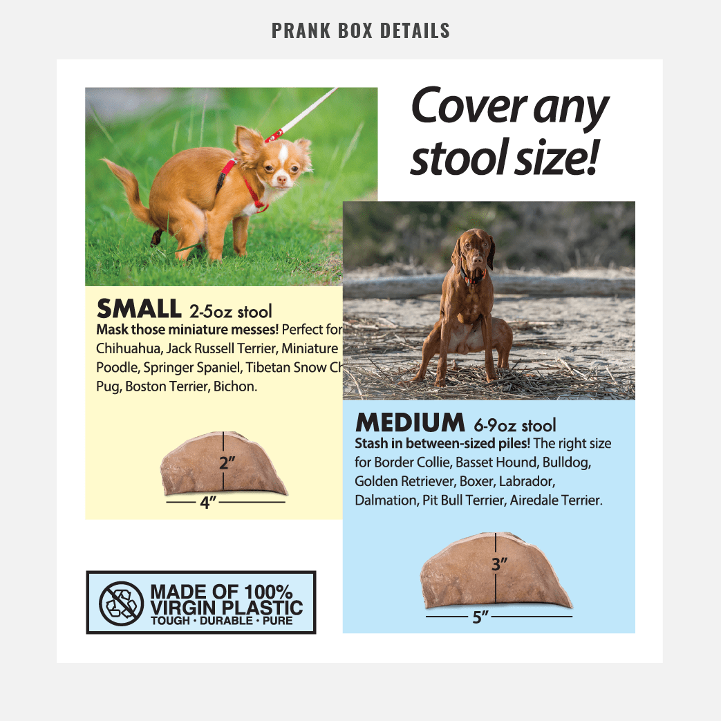 Hide-A-Poo | Funny Gift Boxes for Pet Lovers | Prank-O
