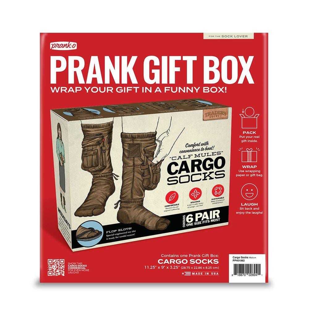 Cargo Socks | Funny Gift Boxes | Prank-O